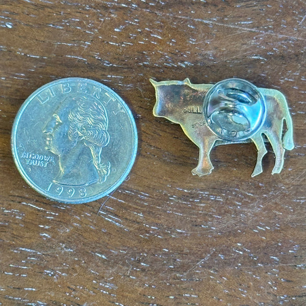 Bull Shit Pin, by Margaret Sullivan at Yard Dog Art - Yard Dog Gallery
