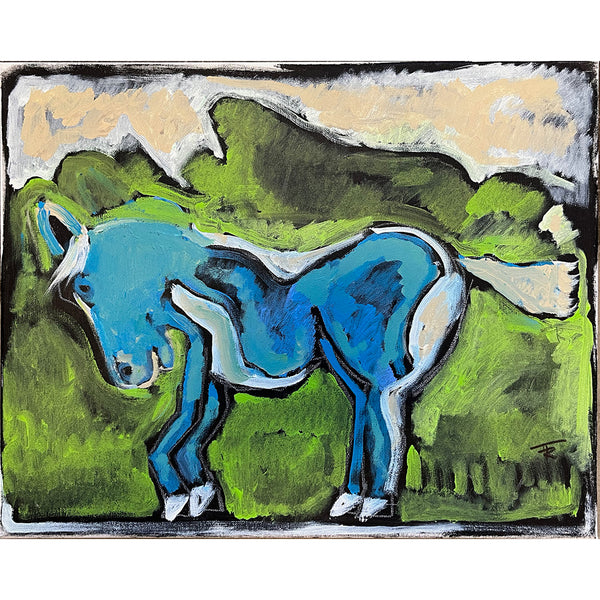 Blue Pinto #4, painting by Tom Russell at Yard Dog Austin TX - Yard Dog ...