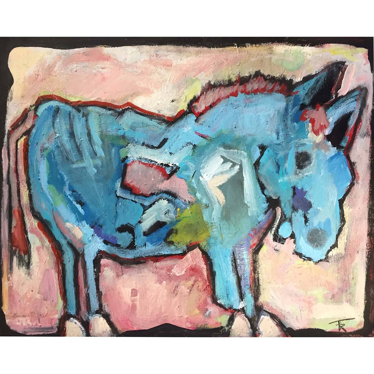 The Blue Zebra Dun, art by Tom Russell at Yard Dog Art Austin TX - Yard ...